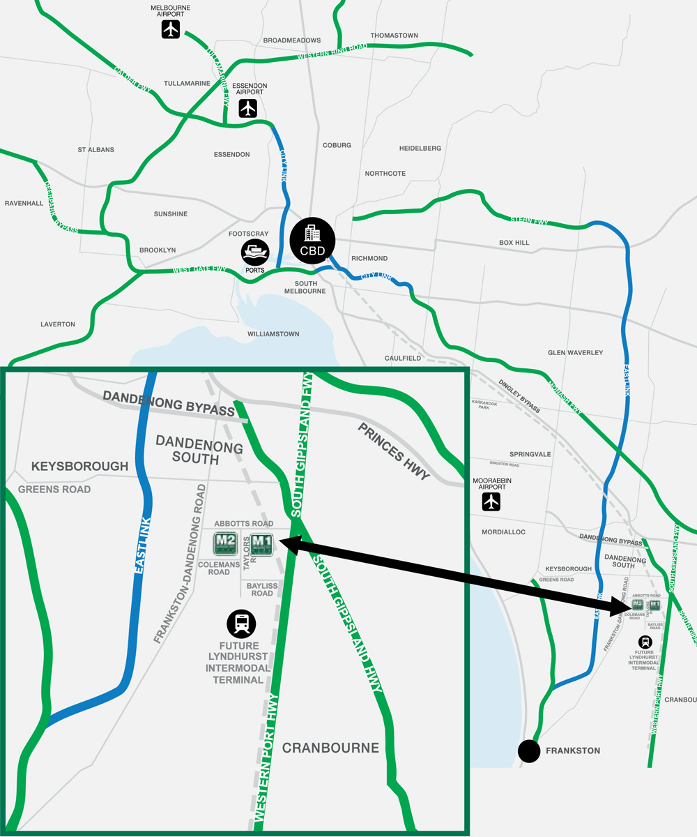 M1 + M2 Industry Park | Location